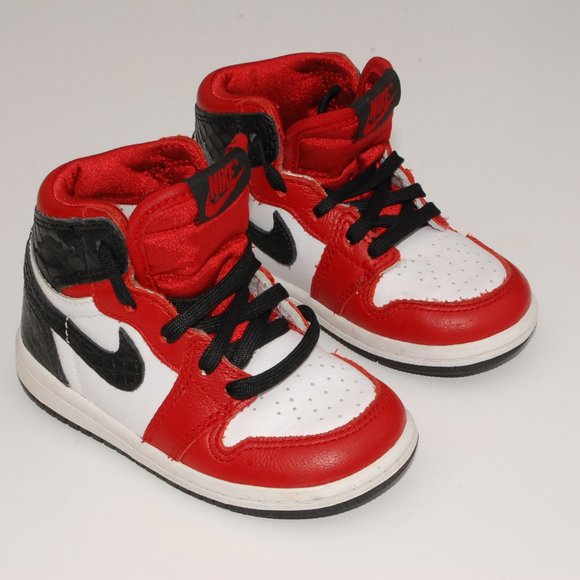 Jordan | Shoes | Nike Air Jordan Retro High Td Satin Snake Shoes ...